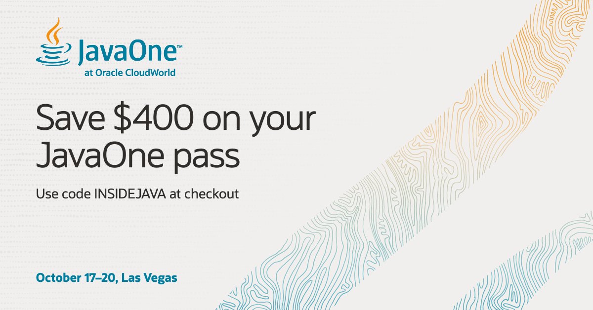 Inside Java September 2022: JavaOne $400 Discount & Java 19!